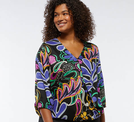 Camicie e Bluse da Donna Taglie Comode - FiorellaRubino.com
