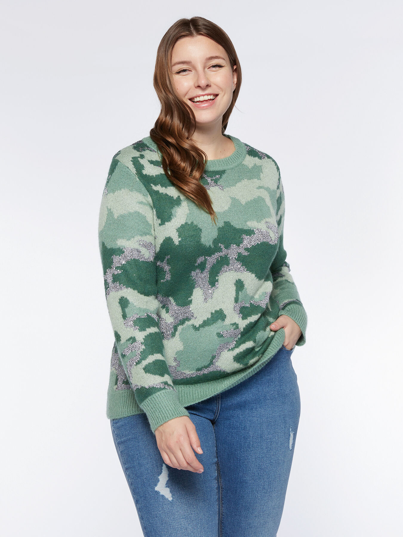Camouflage sweater